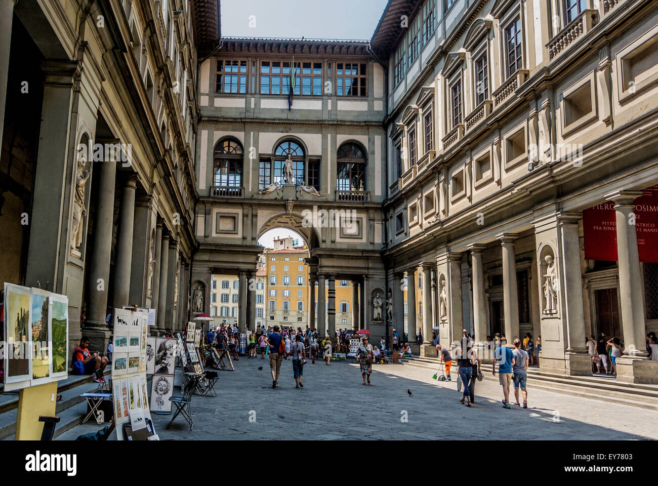 Galleria degli uffizi firenze toscana italia -Fotos und -Bildmaterial in hoher Auflösung – Alamy