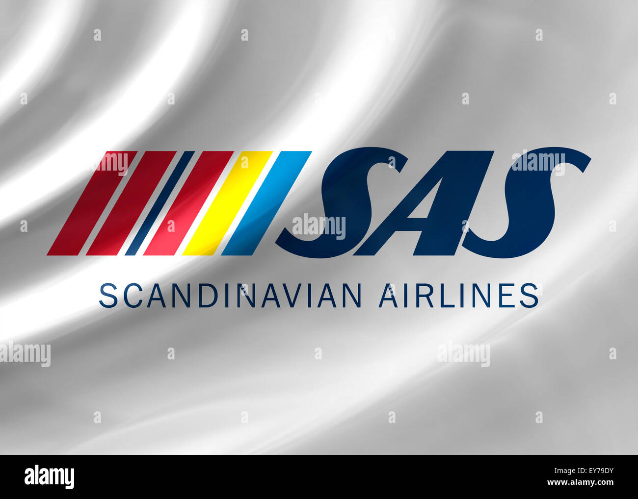 Sas Airlines logo Symbol Flagge emblem Zeichen Stockfotografie - Alamy