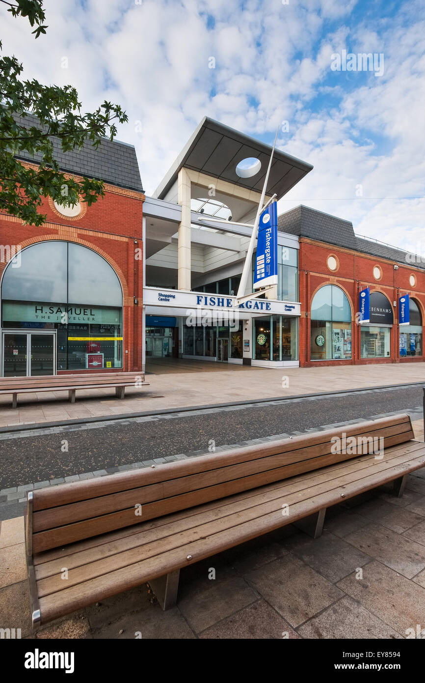 Preston, Lancashire: Fishergate Einkaufszentrum Stockfotografie - Alamy