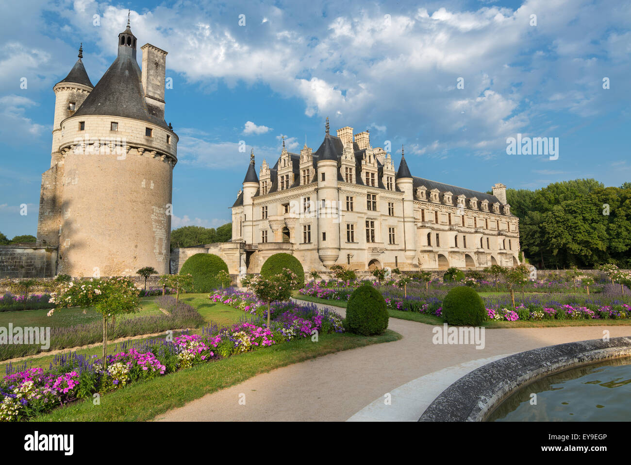 Chateau de chenonceau stadt Stockfotos und -bilder Kaufen - Alamy