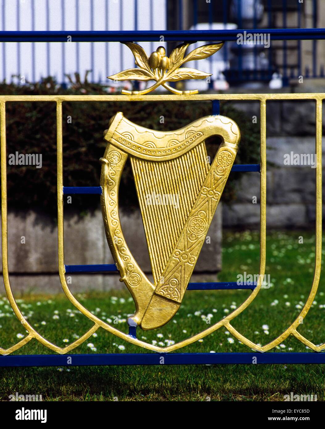 Garden Of Remembrance, Dublin, Co. Dublin, Irland; Irische Harfe In ...
