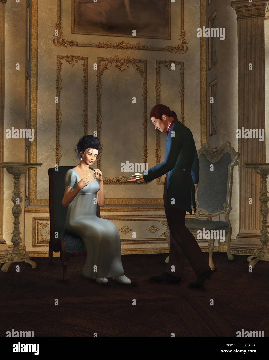 Regency era woman -Fotos und -Bildmaterial in hoher Auflösung – Alamy