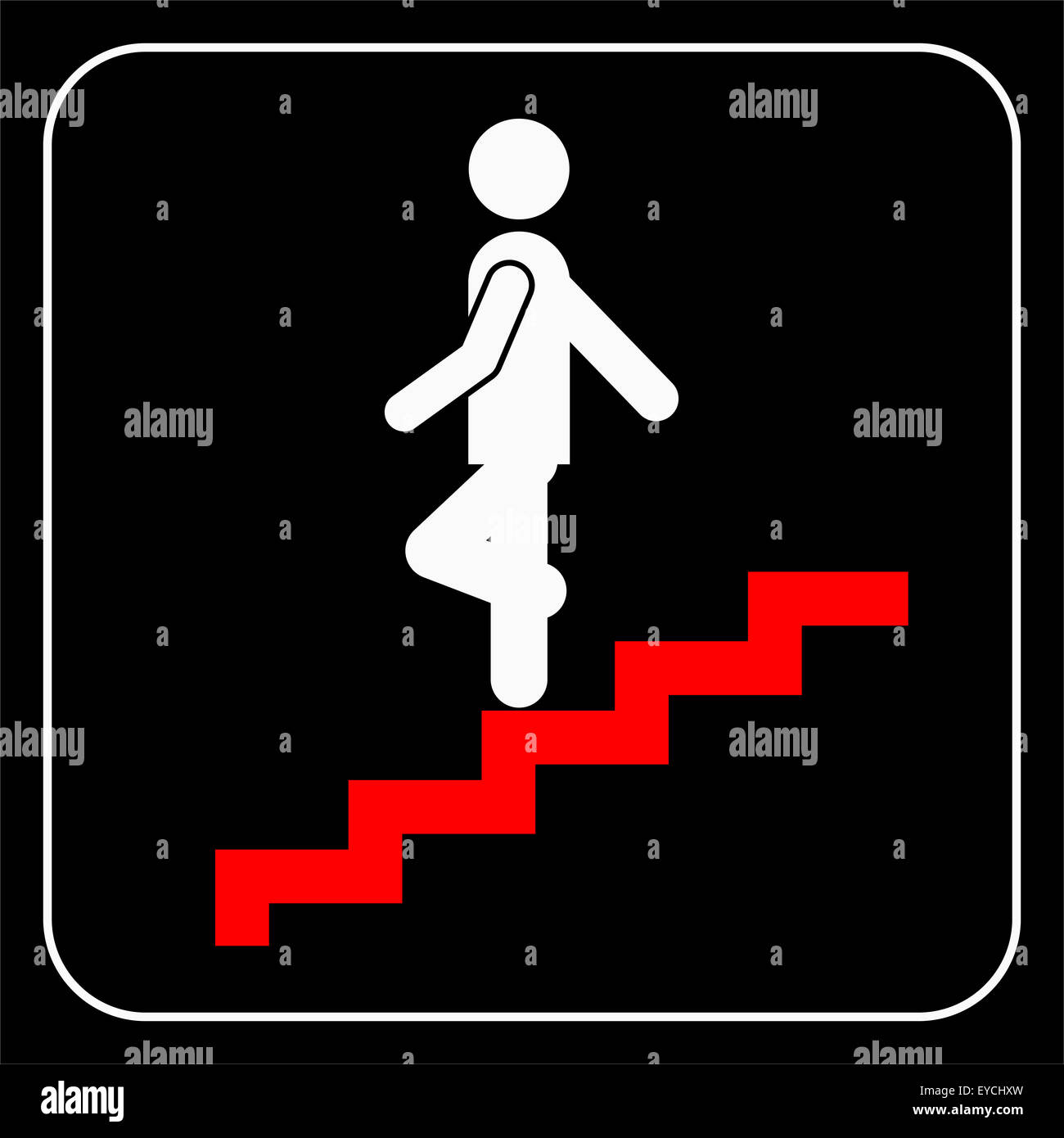 Symbol treppen -Fotos und -Bildmaterial in hoher Auflösung – Alamy