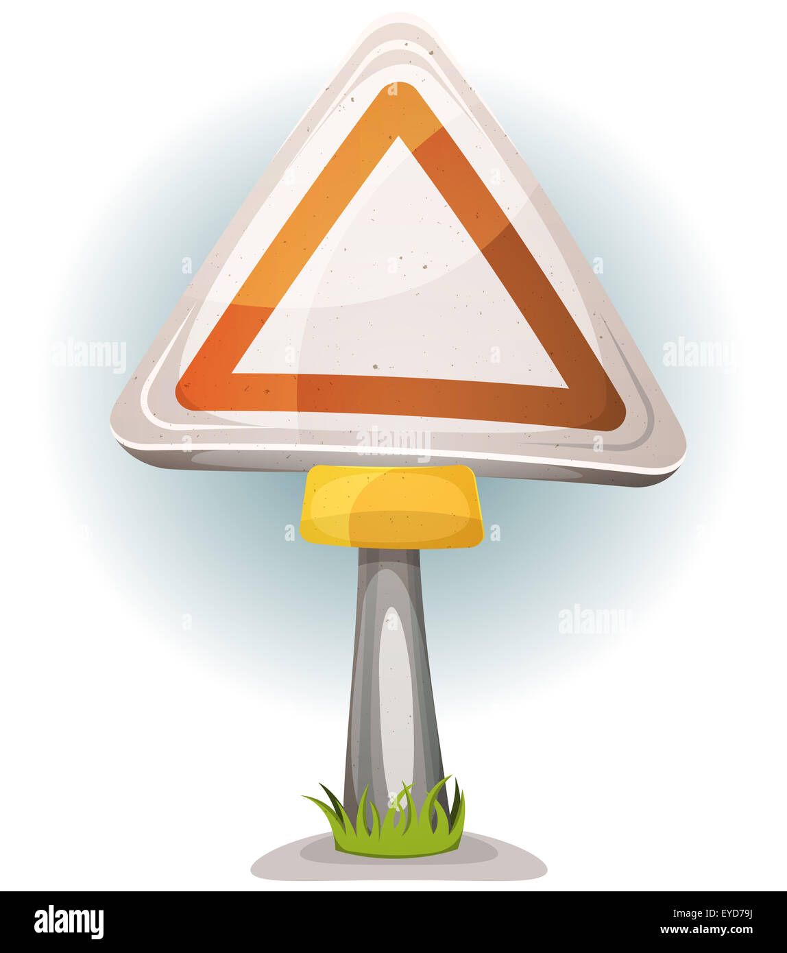 Beispiel für ein Cartoon Comic-Straße Zeichen mit Leerzeichen ...