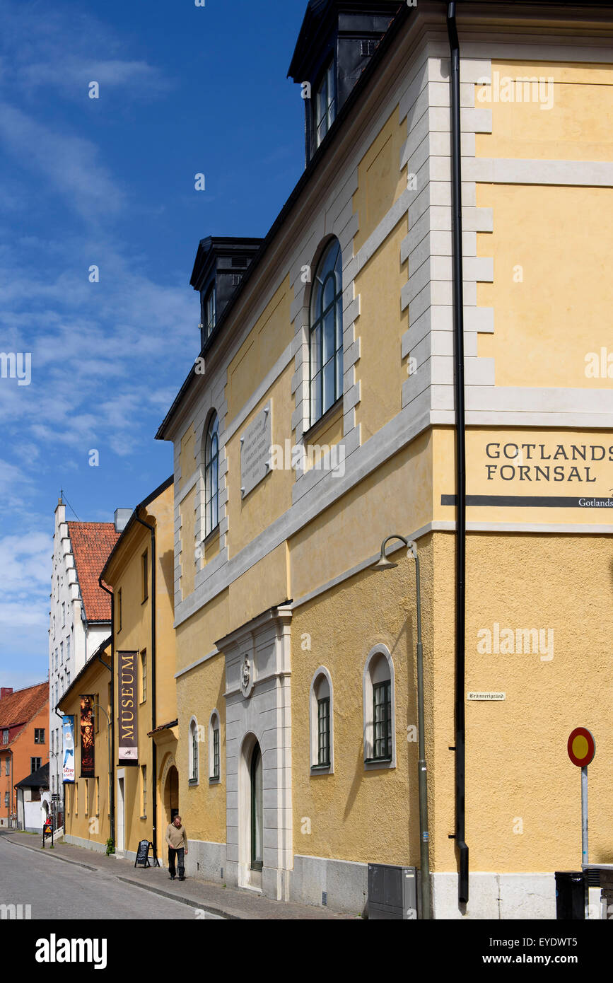 Museum Gotlands Fornsal in Visby, Insel Gotland, Schweden ...