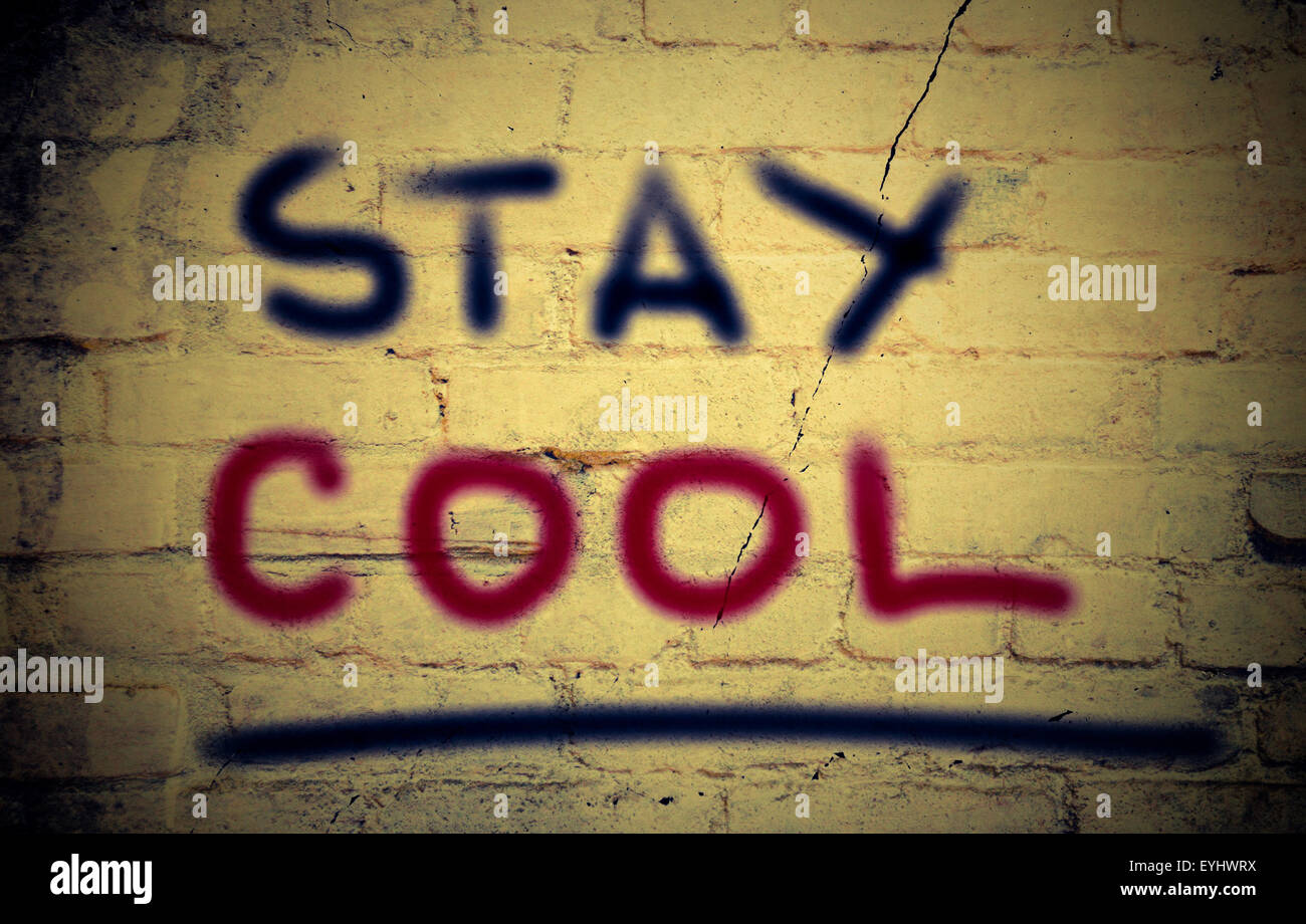 Cool bleiben -Fotos und -Bildmaterial in hoher Auflösung – Alamy