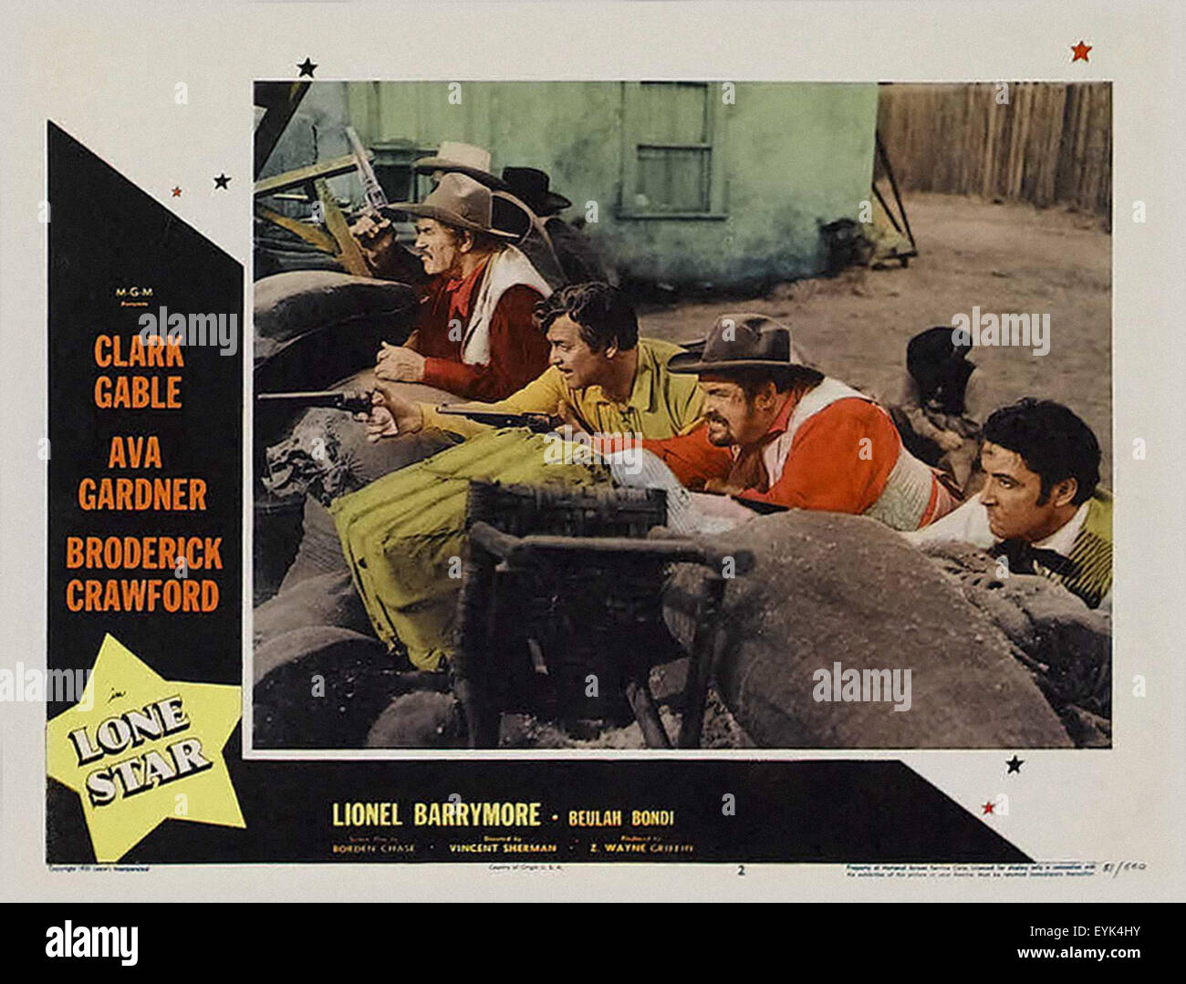 Lone star 1952 movie poster -Fotos und -Bildmaterial in hoher Auflösung – Alamy