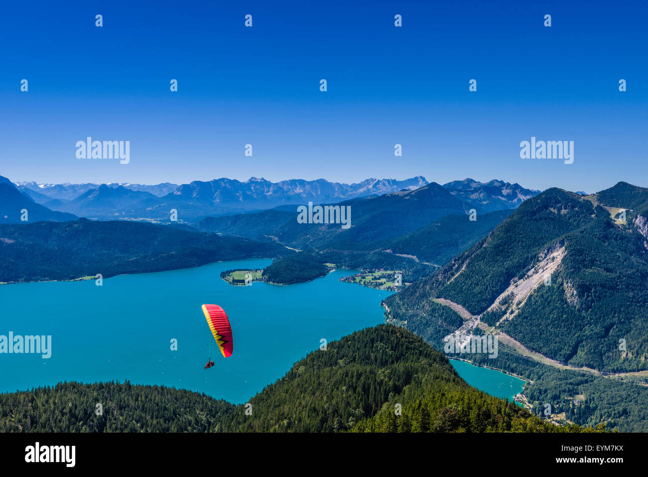 Deutschland, Bayern, Oberbayern, Tölzer Land (Gebiet), Region der Kochelsee-Walchensee (Seen ...