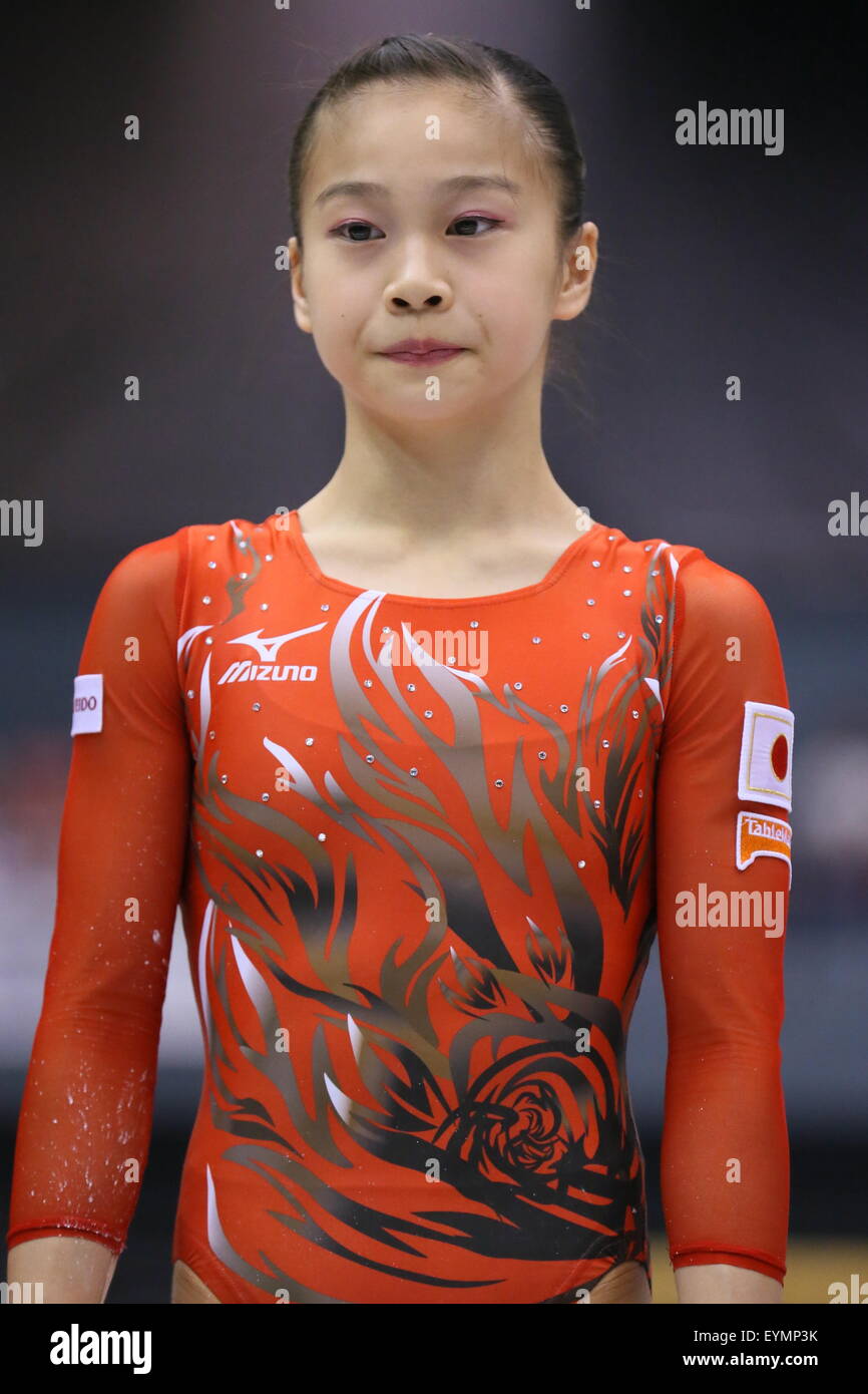 Hiroshima, Japan. 31. Juli 2015. Aiko Sugihara (JPN) Kunstturnen: 6 ...