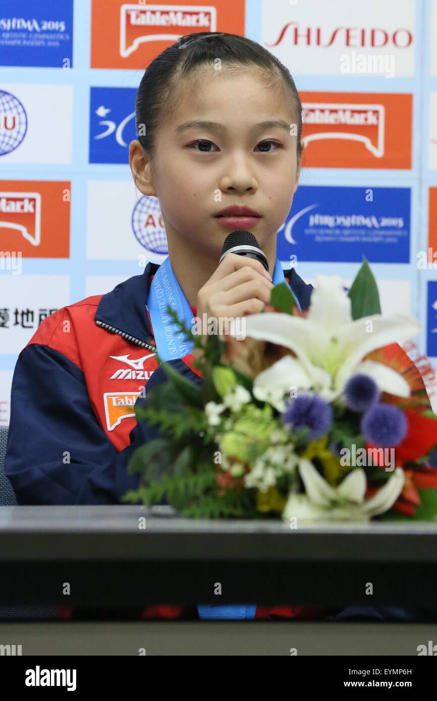Hiroshima, Japan. 31. Juli 2015. Aiko Sugihara (JPN) Kunstturnen: 6 ...