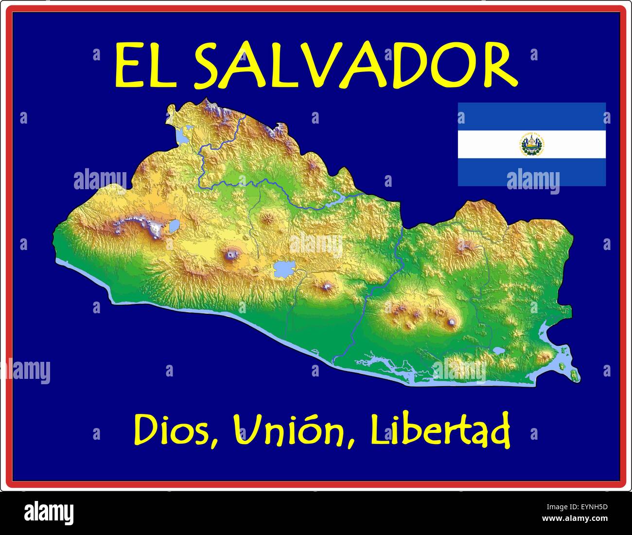Puerto rico el salvador flagge -Fotos und -Bildmaterial in hoher ...