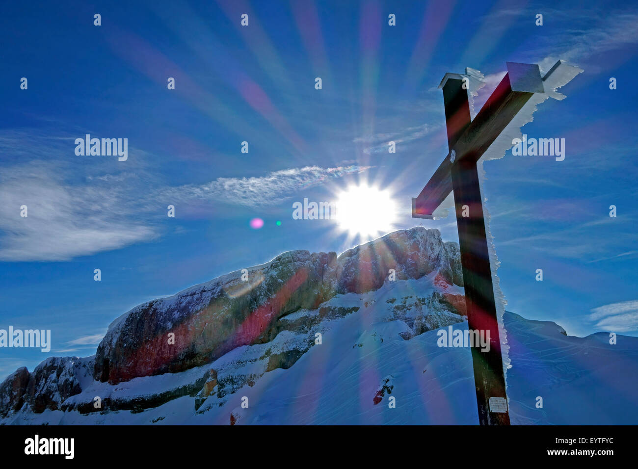 Österreich, Vorarlberg, kleines Walsertal, Hoher Ifen (Berg ...