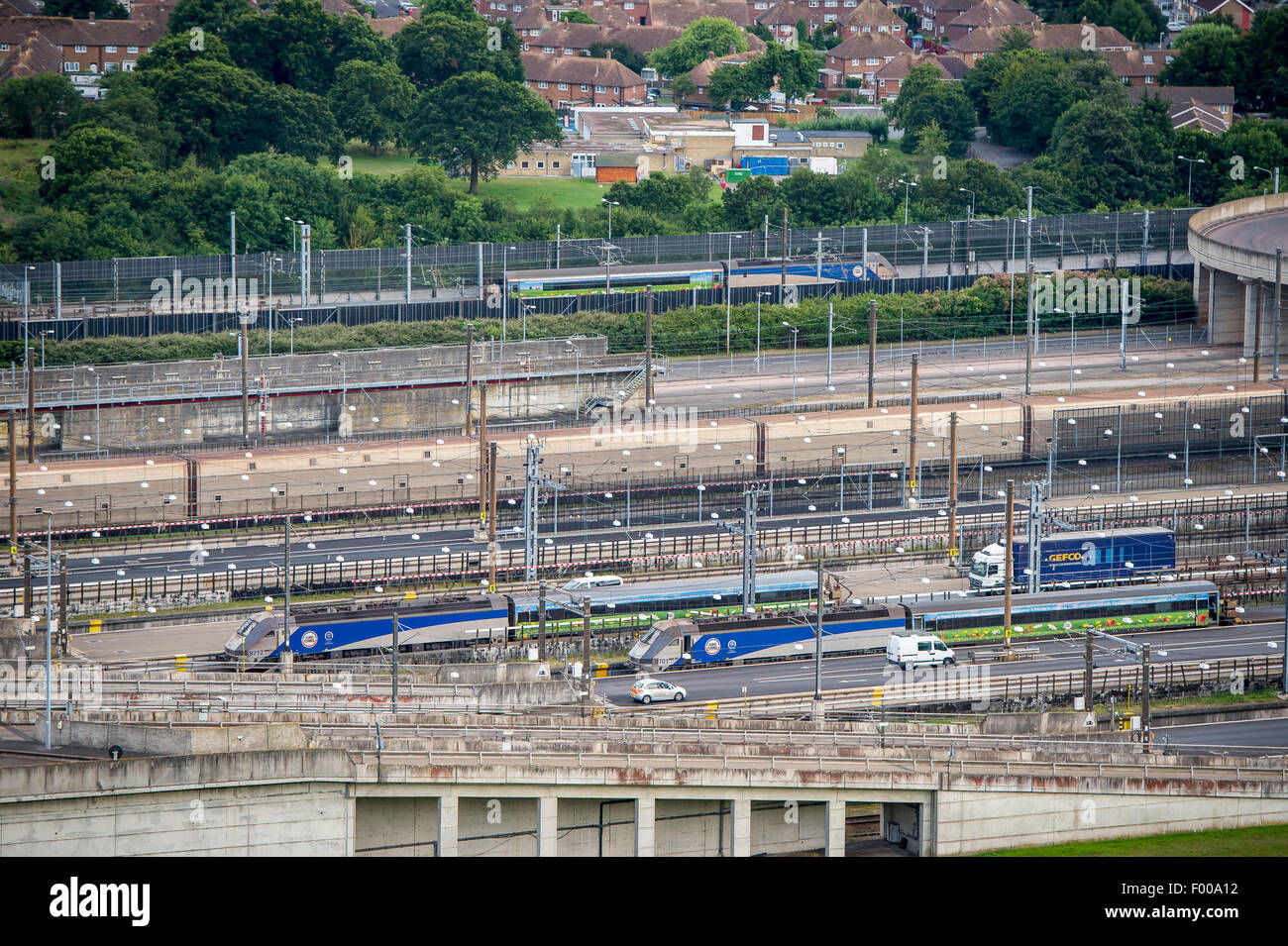 Le Shuttle Eurotunnel France Stockfotos und -bilder Kaufen - Alamy