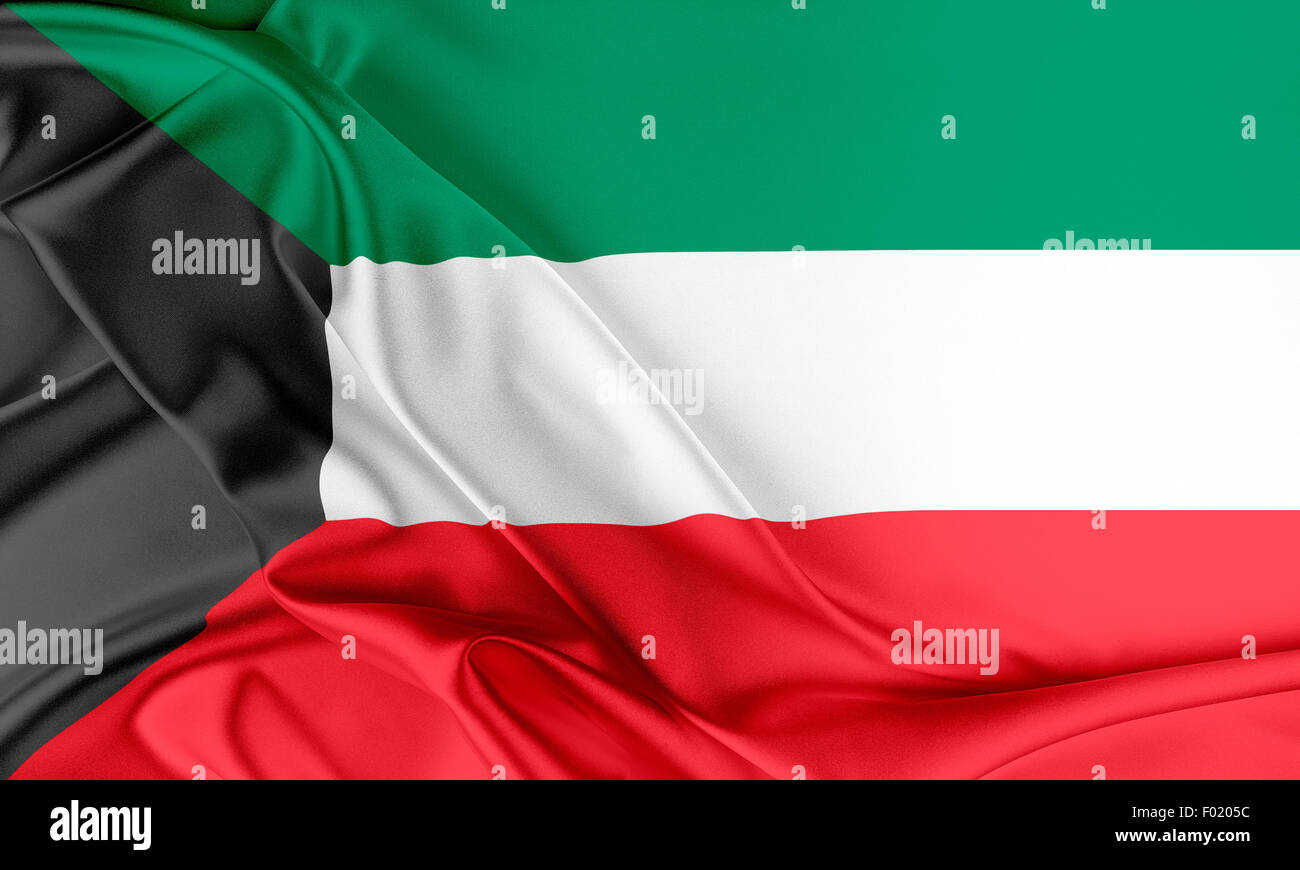 Kuwait flag waving -Fotos und -Bildmaterial in hoher Auflösung – Alamy
