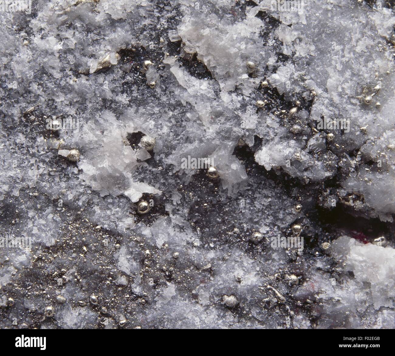 Mineralien: Quecksilber (Hg Stockfotografie - Alamy