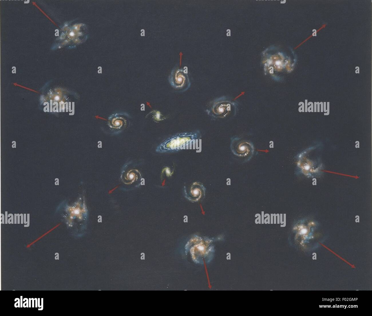 Gruppe von galaxien -Fotos und -Bildmaterial in hoher Auflösung – Alamy