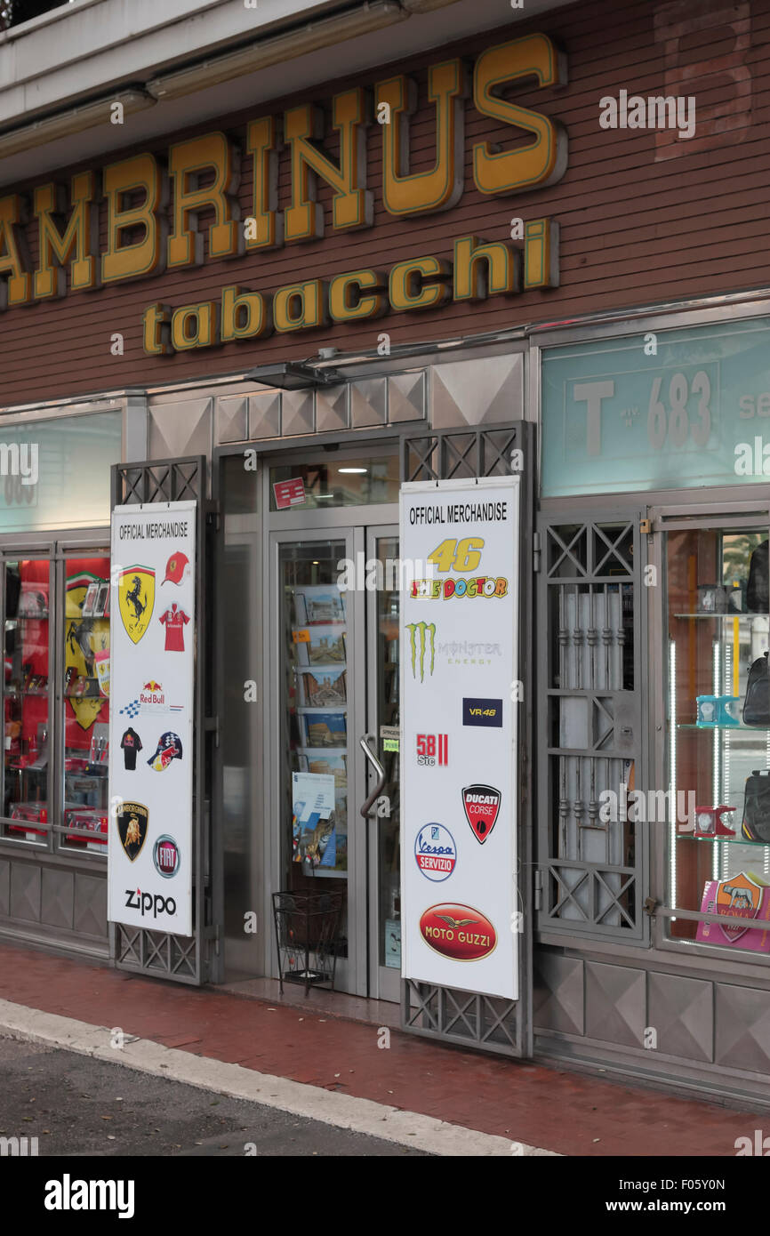 Tobacco tabacchi shop -Fotos und -Bildmaterial in hoher Auflösung – Alamy