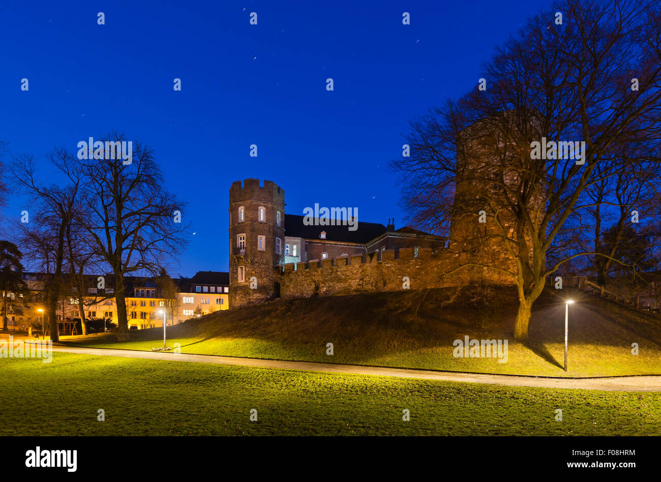 Burg Frankenberg im Frankenberger Viertel in Aachen, Deutschland in der ...