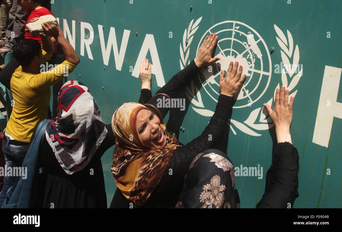 Gaza-Stadt, Gazastreifen, Palästinensische Gebiete. 10. August 2015 ...