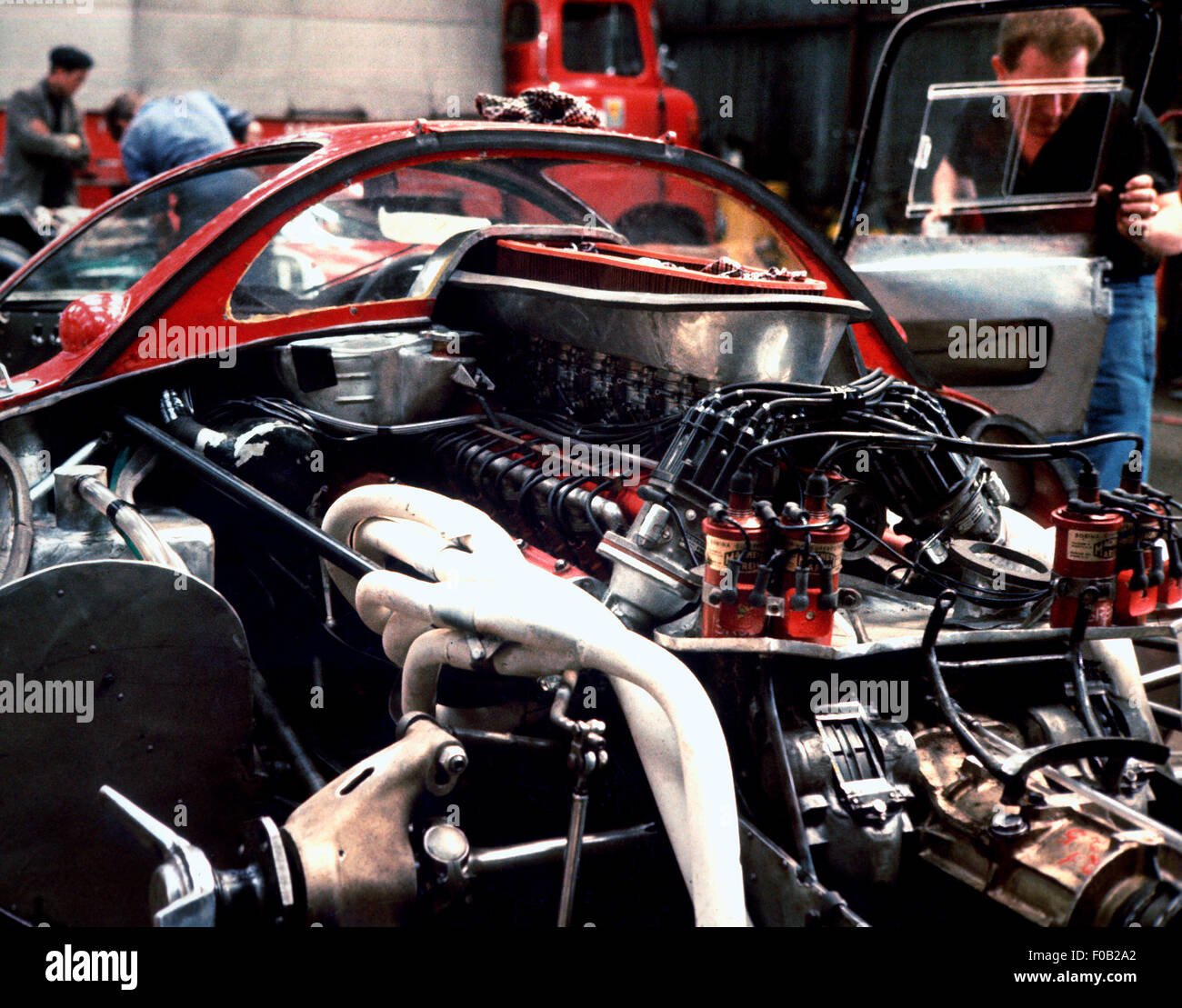 Ferrari 330 P4 in Le Mans 1967 Stockfotografie - Alamy