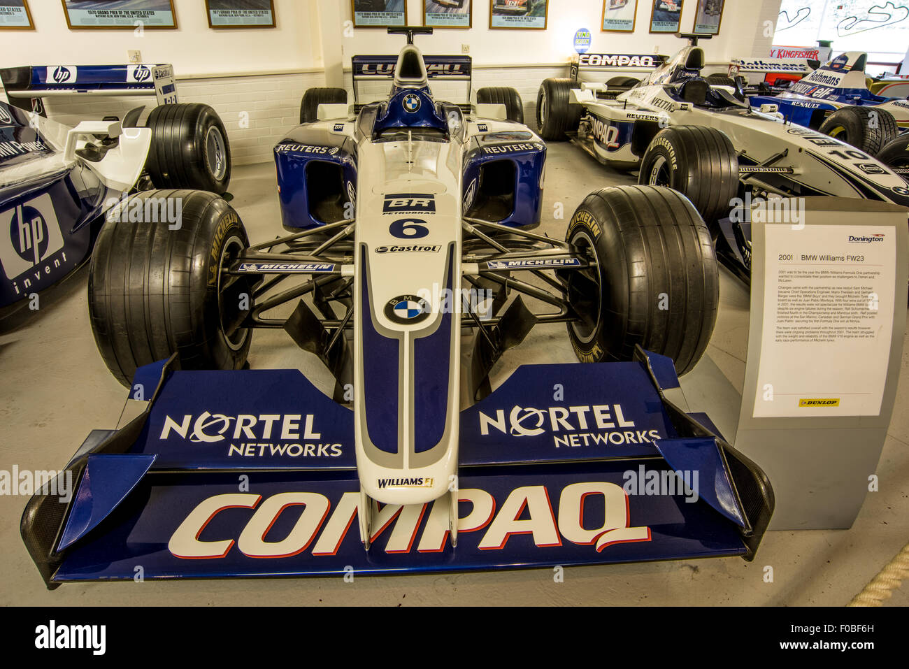 2001 BMW Williams FW23 angetrieben von Ralf Schumacher und Montoya im ...