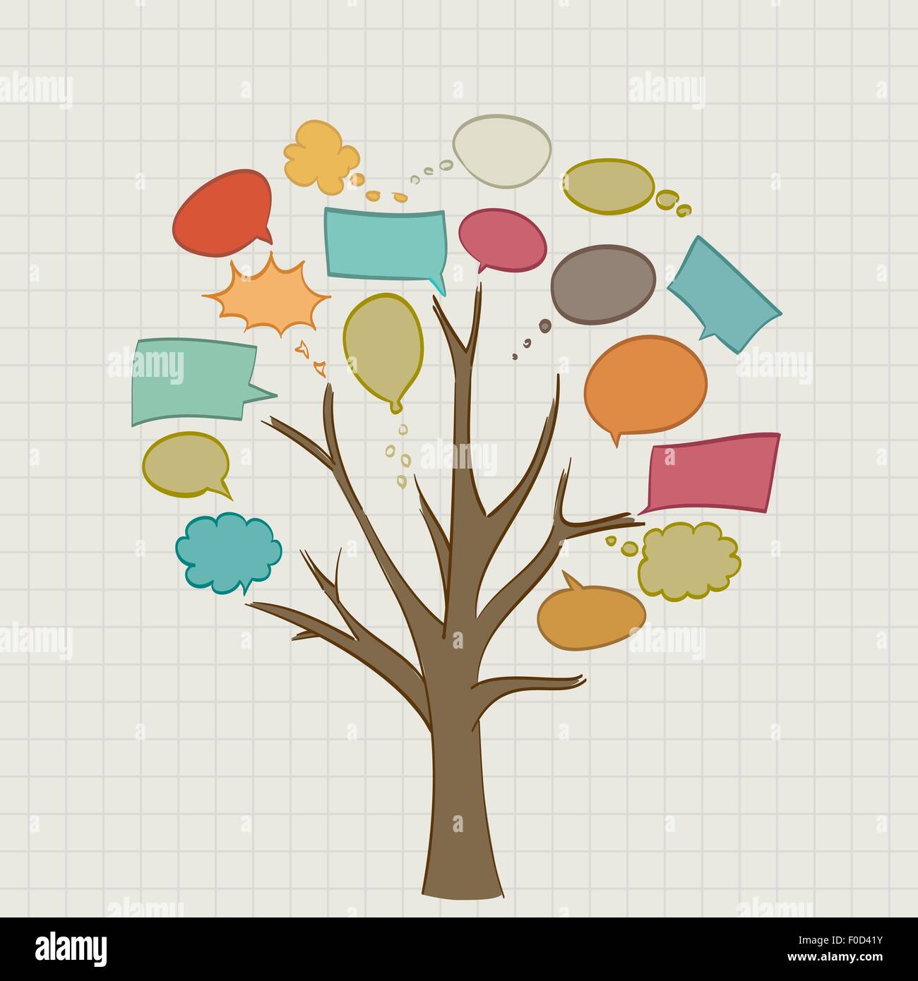Comic baum -Fotos und -Bildmaterial in hoher Auflösung – Alamy
