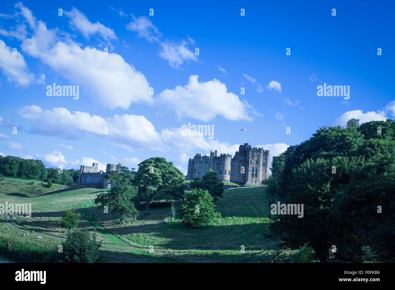 Alnick Castle in Northumberland Schlosses verwendet, um die Harry ...