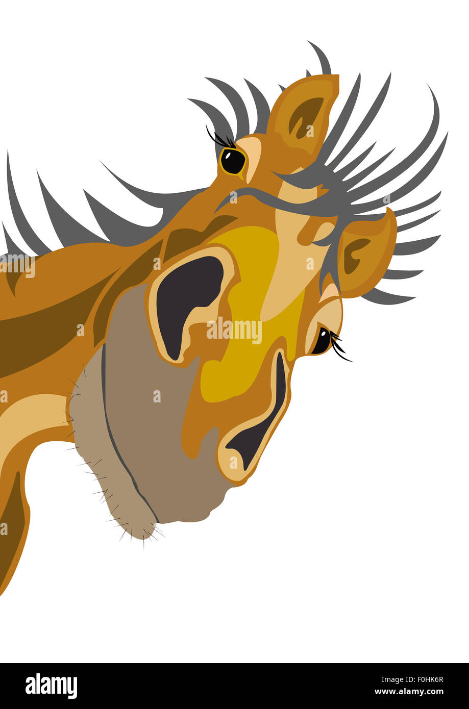 Cartoon horse head -Fotos und -Bildmaterial in hoher Auflösung – Alamy