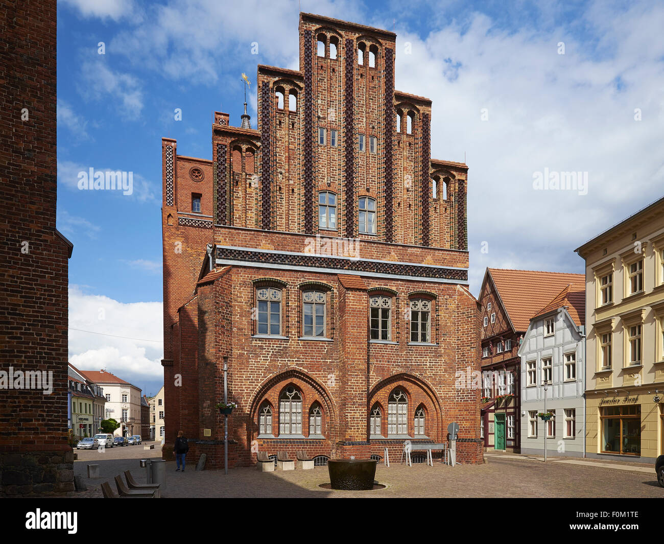 Rathaus in Perleberg, Prignitz, Brandenburg, Deutschland ...
