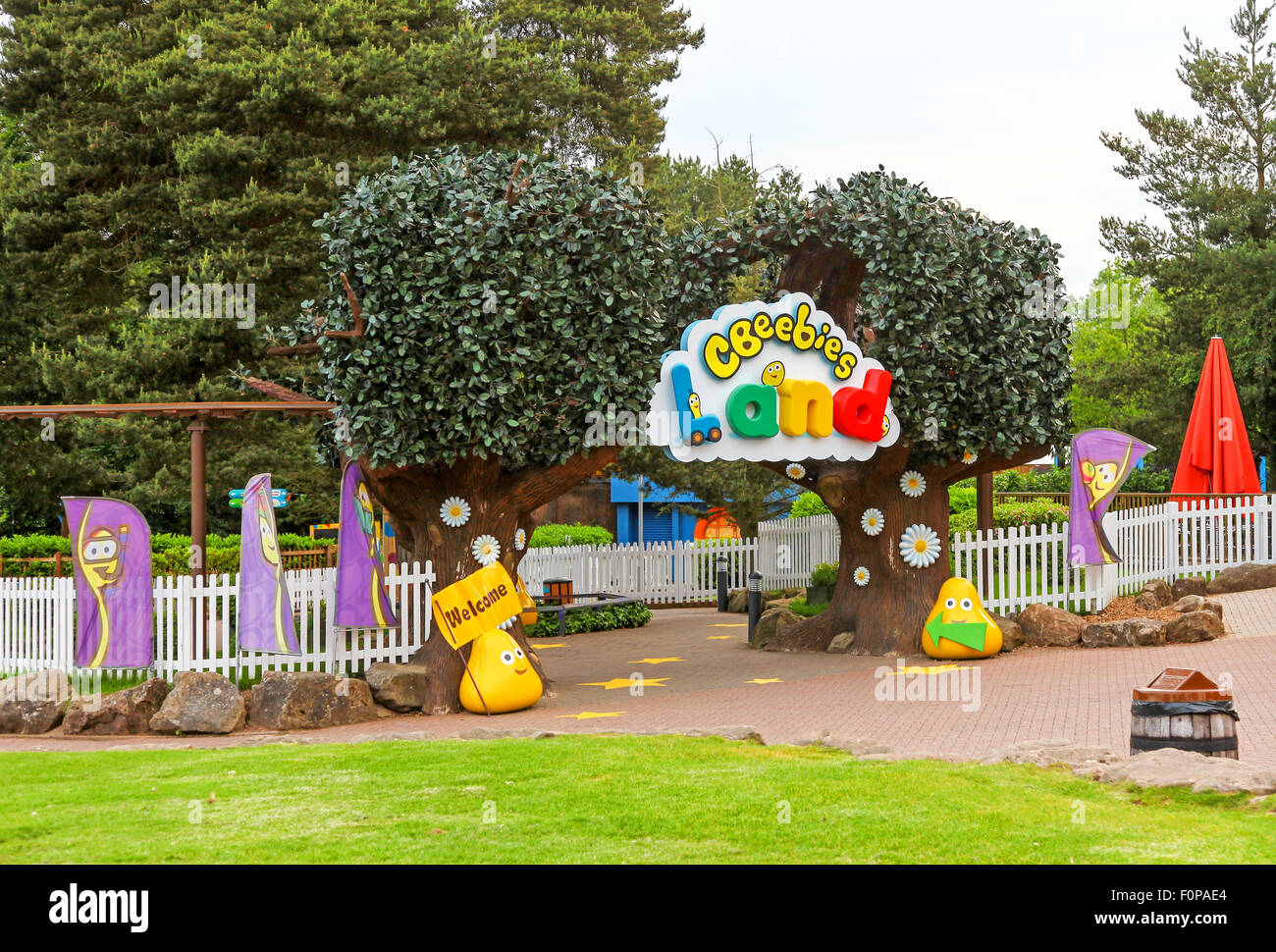 CBeebies Land bei Alton Towers Estate Theme Park Gardens Staffordshire ...
