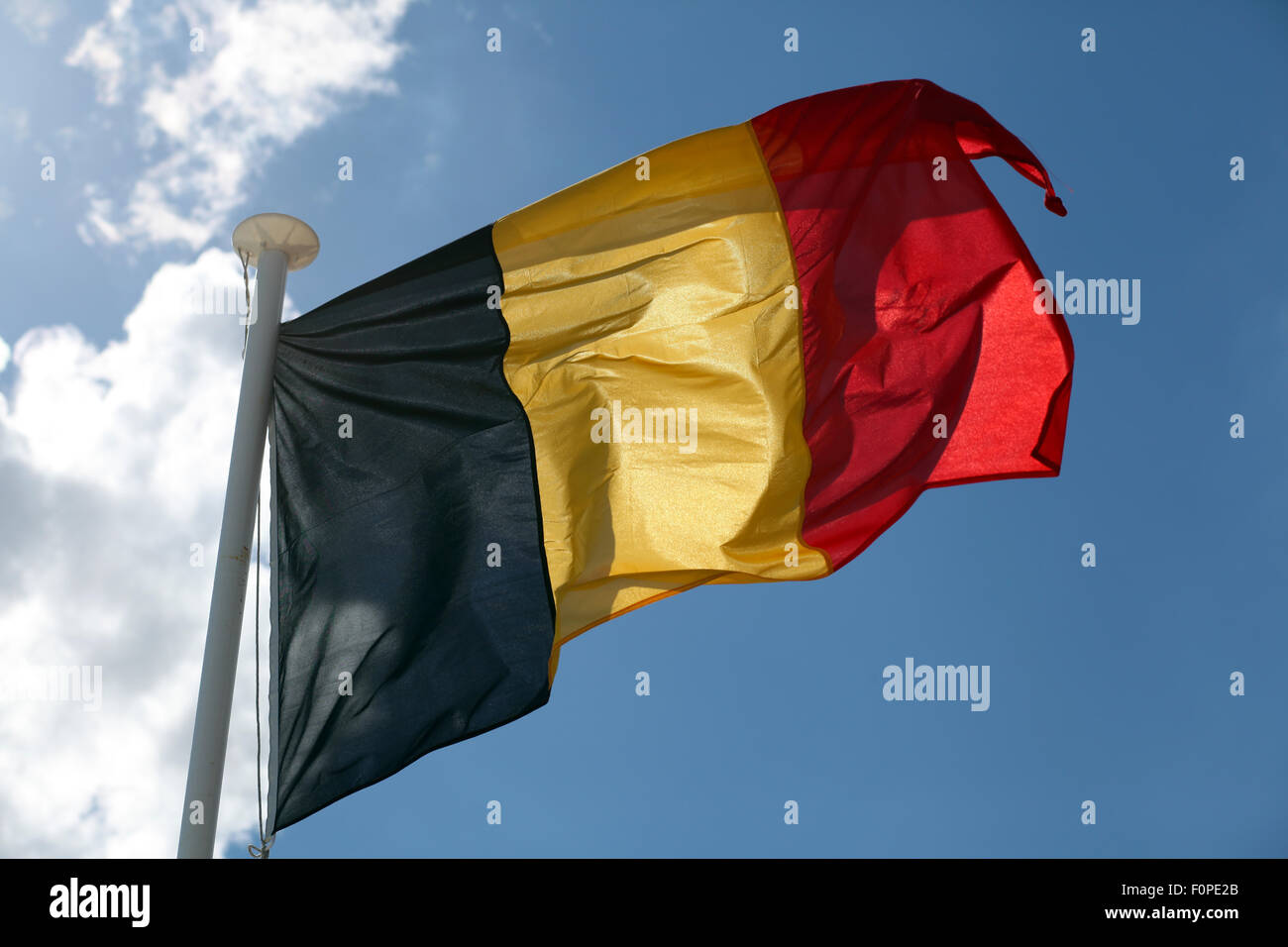 German Flag Waving Wind Stockfotos und -bilder Kaufen - Alamy