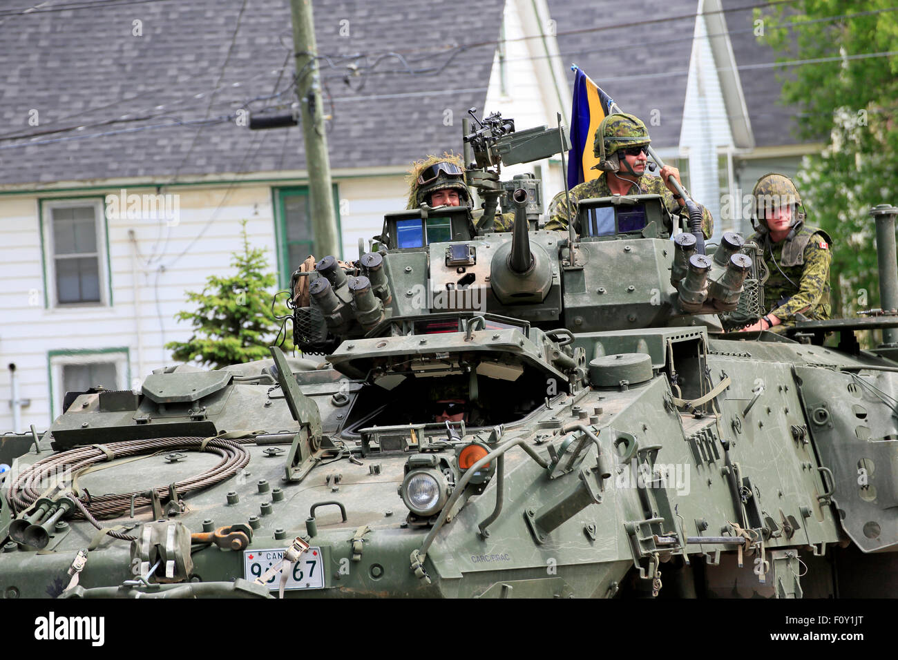 Der LAV III gepanzerte Fahrzeug (AV) ist die neueste in der Reihe der ...