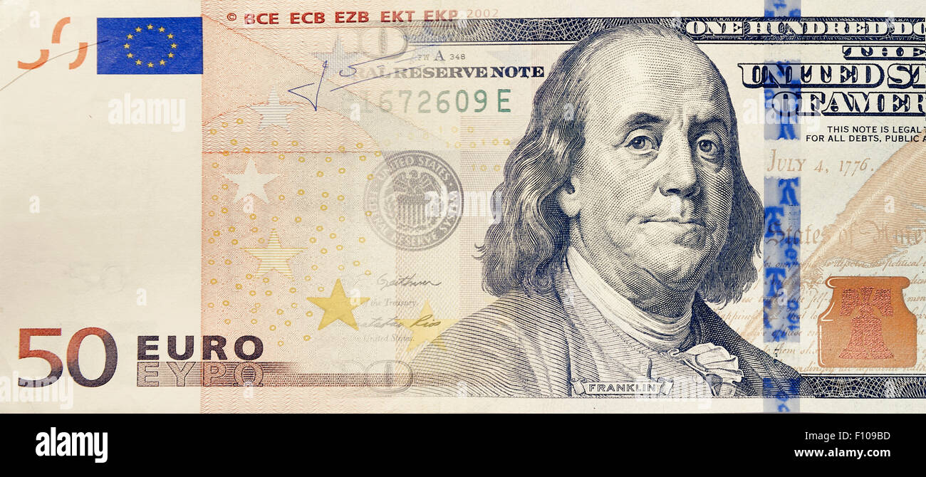 Dollaro ed euro note differenze simbolo euro dollaro -Fotos und ...