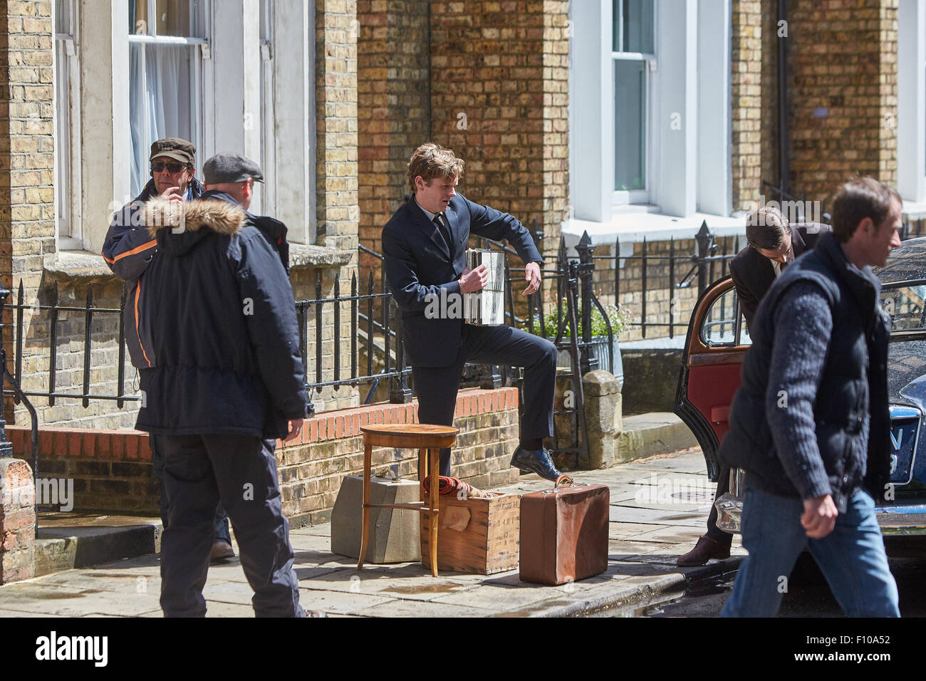 Verfilmung von ITV Drama Endeavour in Oxford mit den Schauspielern ...