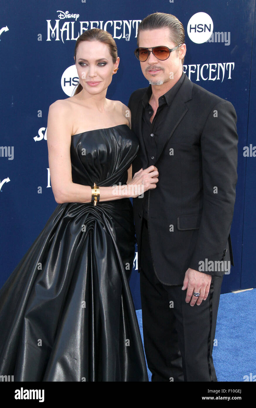 Hollywood, CA USA. Angelina Jolie & Brad Pitt bei der Weltpremiere von ...