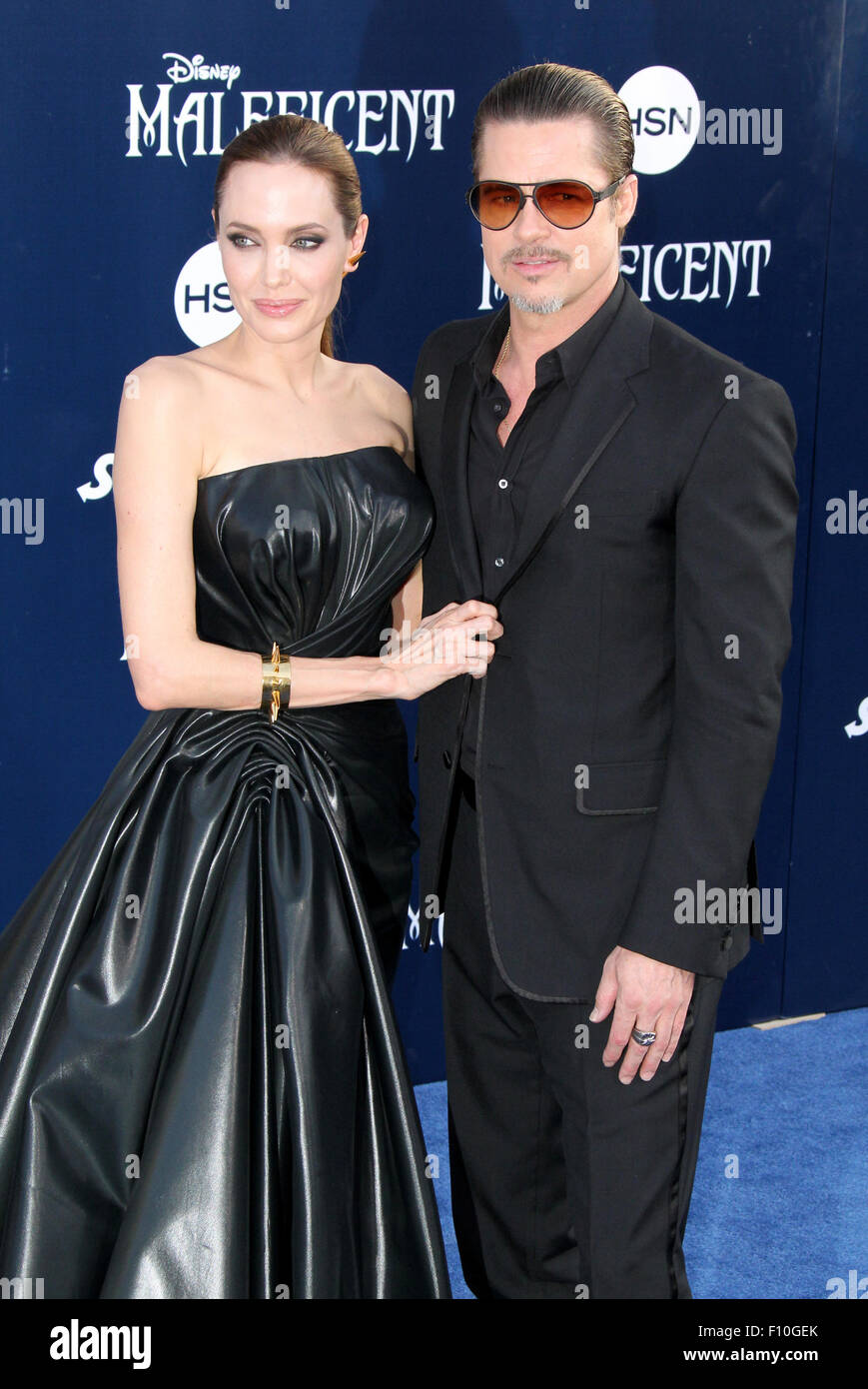 Hollywood, CA USA. Angelina Jolie & Brad Pitt bei der Weltpremiere von ...
