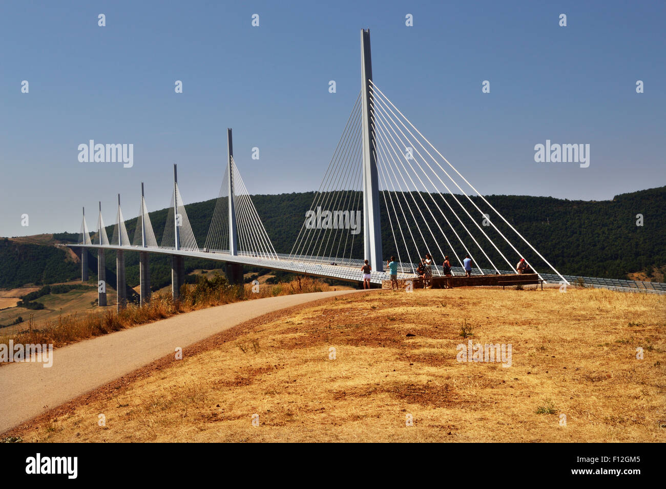 Viadukt von Millau Stockfotografie - Alamy
