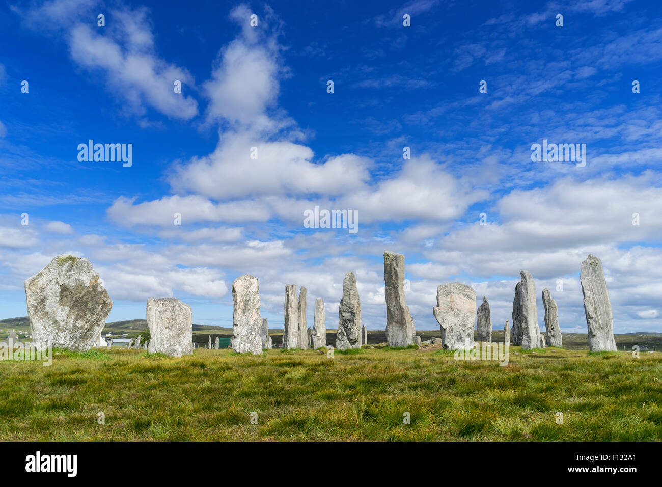 Callanish (Gälisch Calanais) Steinen im Callanish Village auf der Isle ...