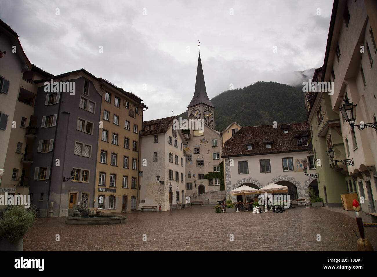 Switzerland chur old town square -Fotos und -Bildmaterial in hoher ...