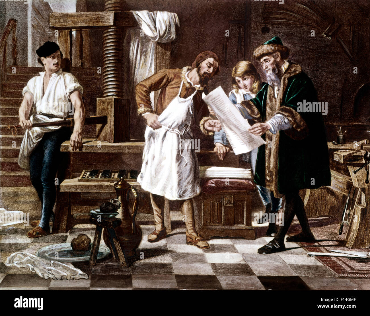 Gutenberg Johann Stockfotos und -bilder Kaufen - Alamy