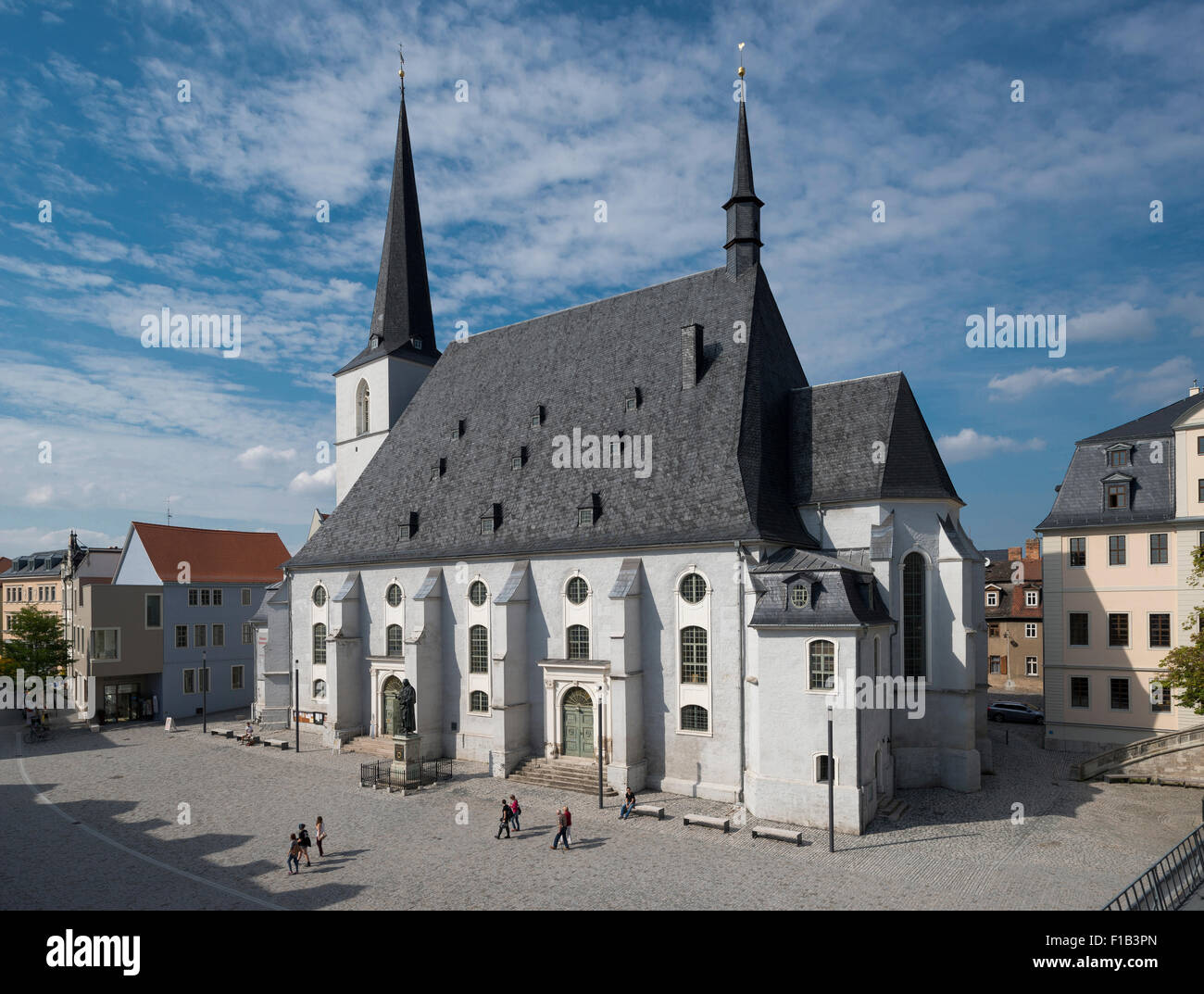 Kirche St. Peter und St. Paul, auch Herder Kirche, Herderplatz, Weimar, Thüringen, Deutschland ...