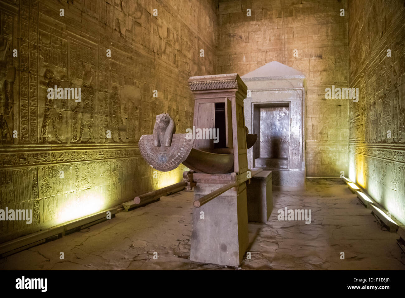 Tempel von Edfu, Ägypten, Afrika Stockfotografie - Alamy
