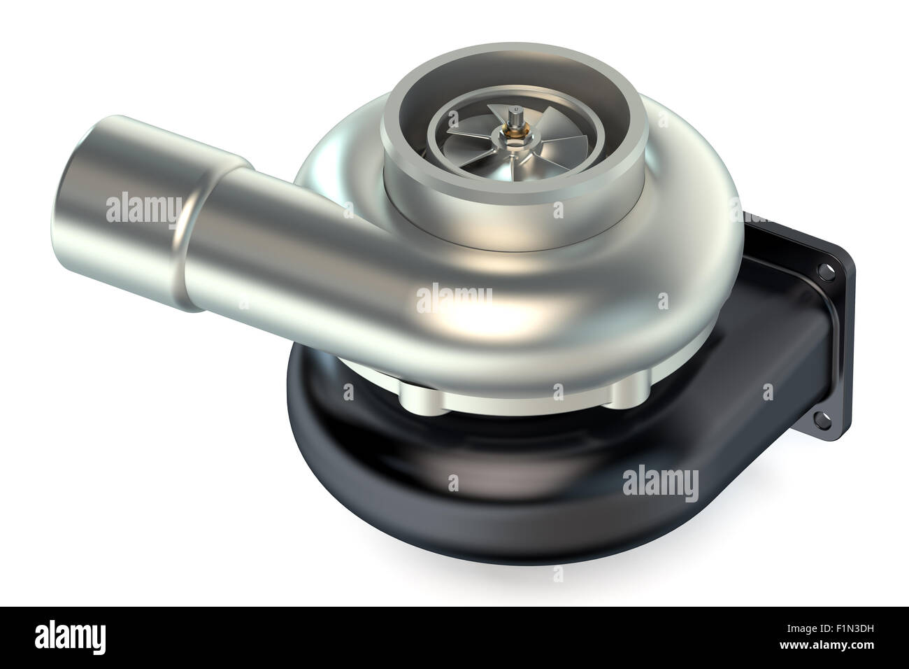 Car Engine Turbocharger Turbo Stockfotos & Car Engine Turbocharger ...