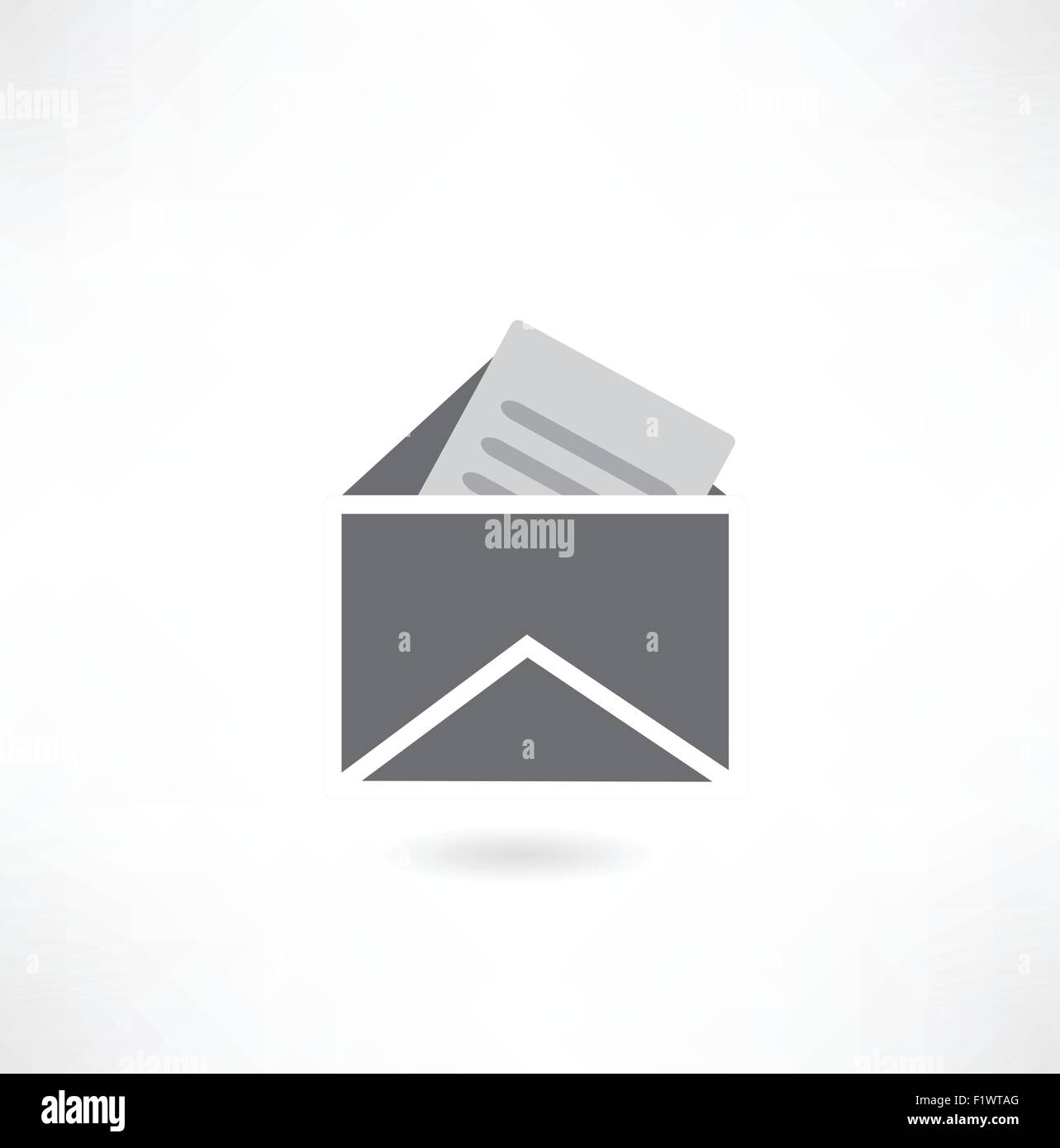 Briefumschlag-Symbol Vektor Stock-Vektorgrafik - Alamy
