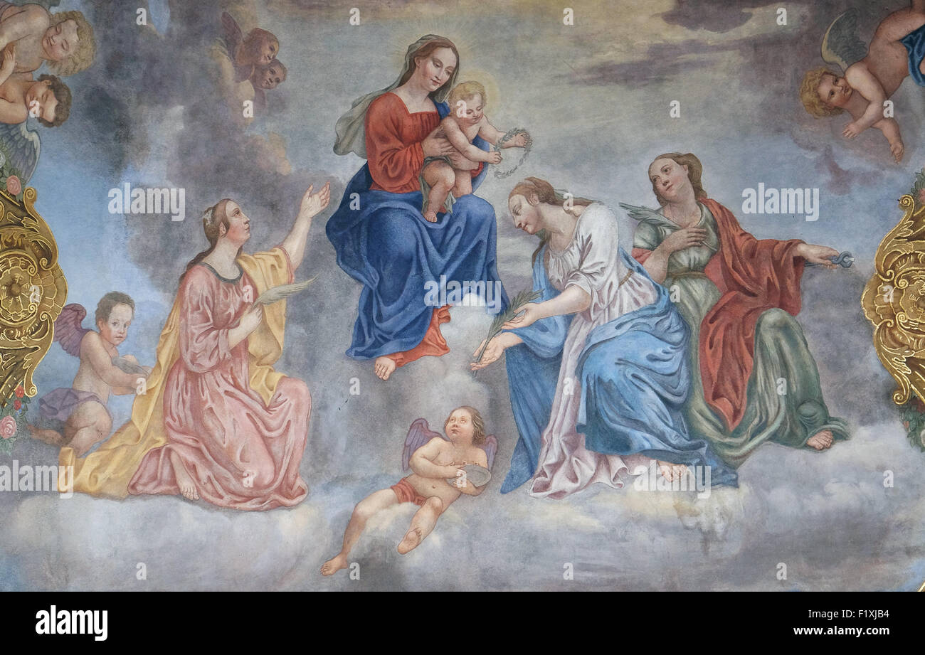 Virgin mary baby jesus angels -Fotos und -Bildmaterial in hoher Auflösung – Alamy