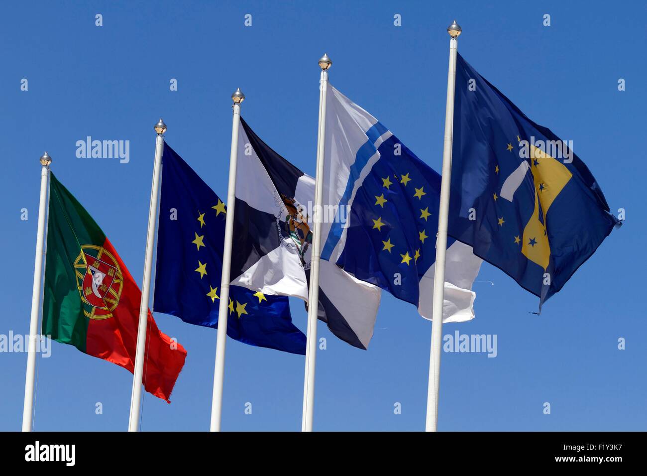 Portugal Fahnen Stockfotos und -bilder Kaufen - Alamy