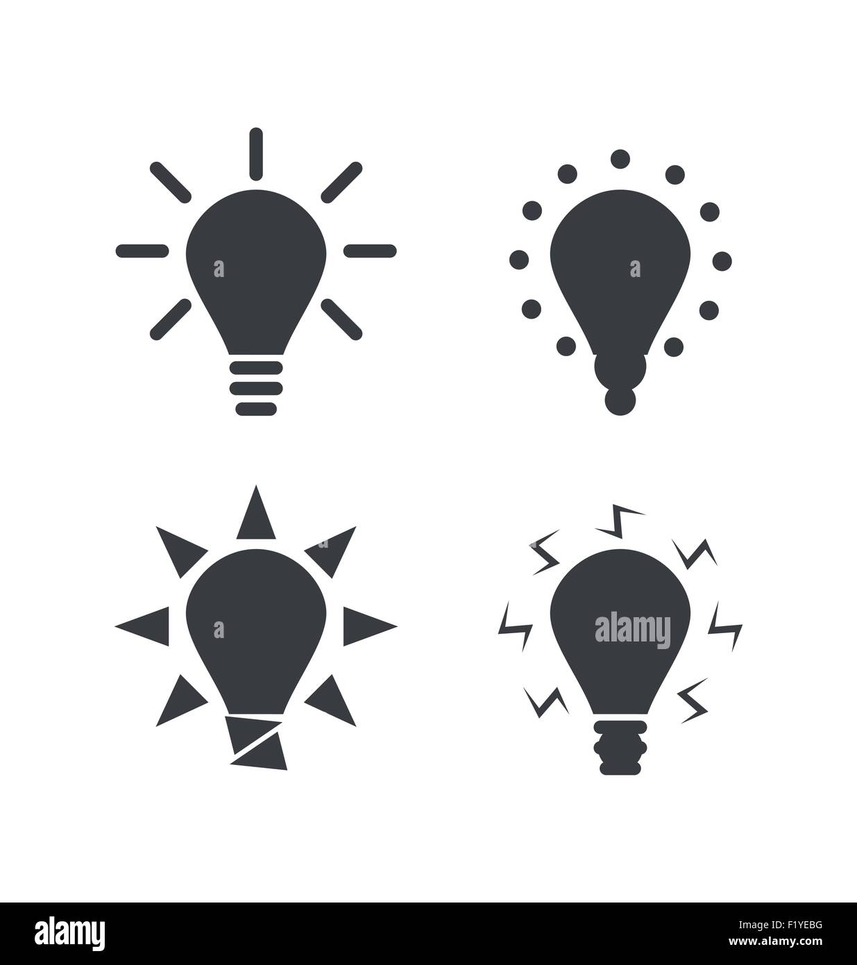 Symbol-Prozess der Generierung von Ideen zur Problemlösung, Geburt der ...