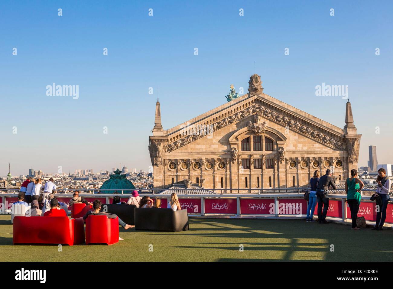 Galerie Lafayette Paris Dachterrasse