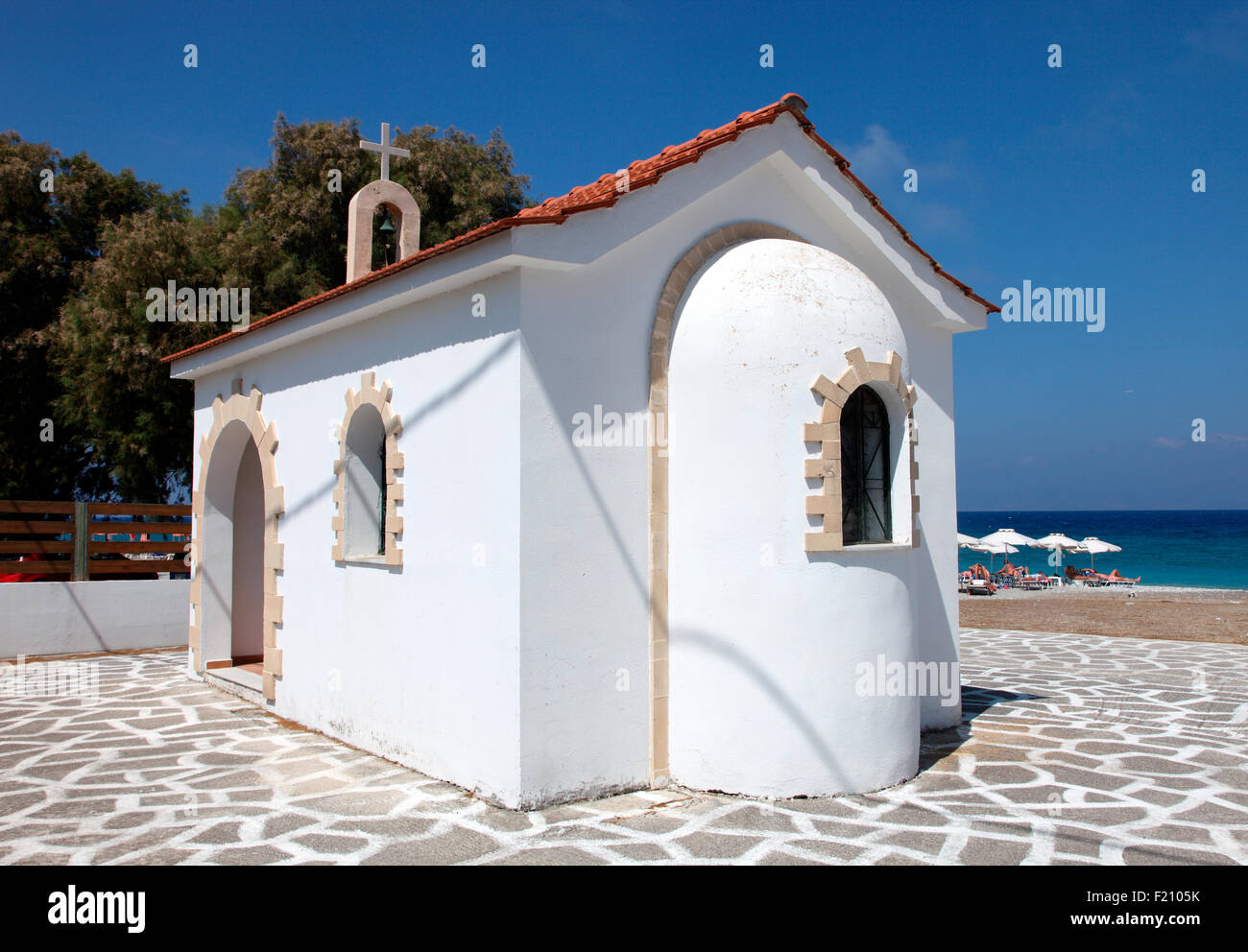 Rhodos kapelle strand ialyssos strandhotel sonnenanbeter -Fotos und ...