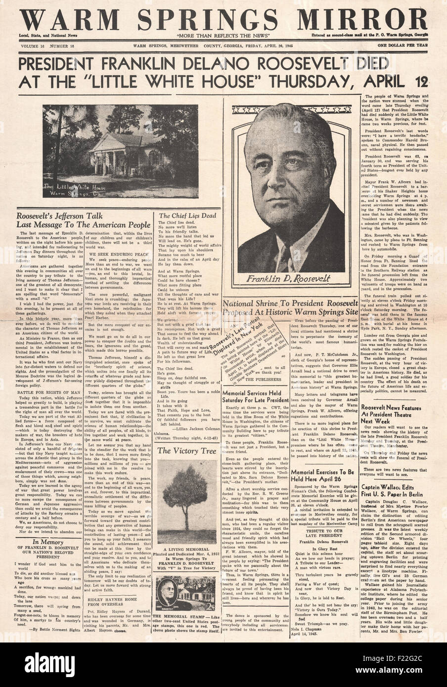 President franklin roosevelt -Fotos und -Bildmaterial in hoher ...